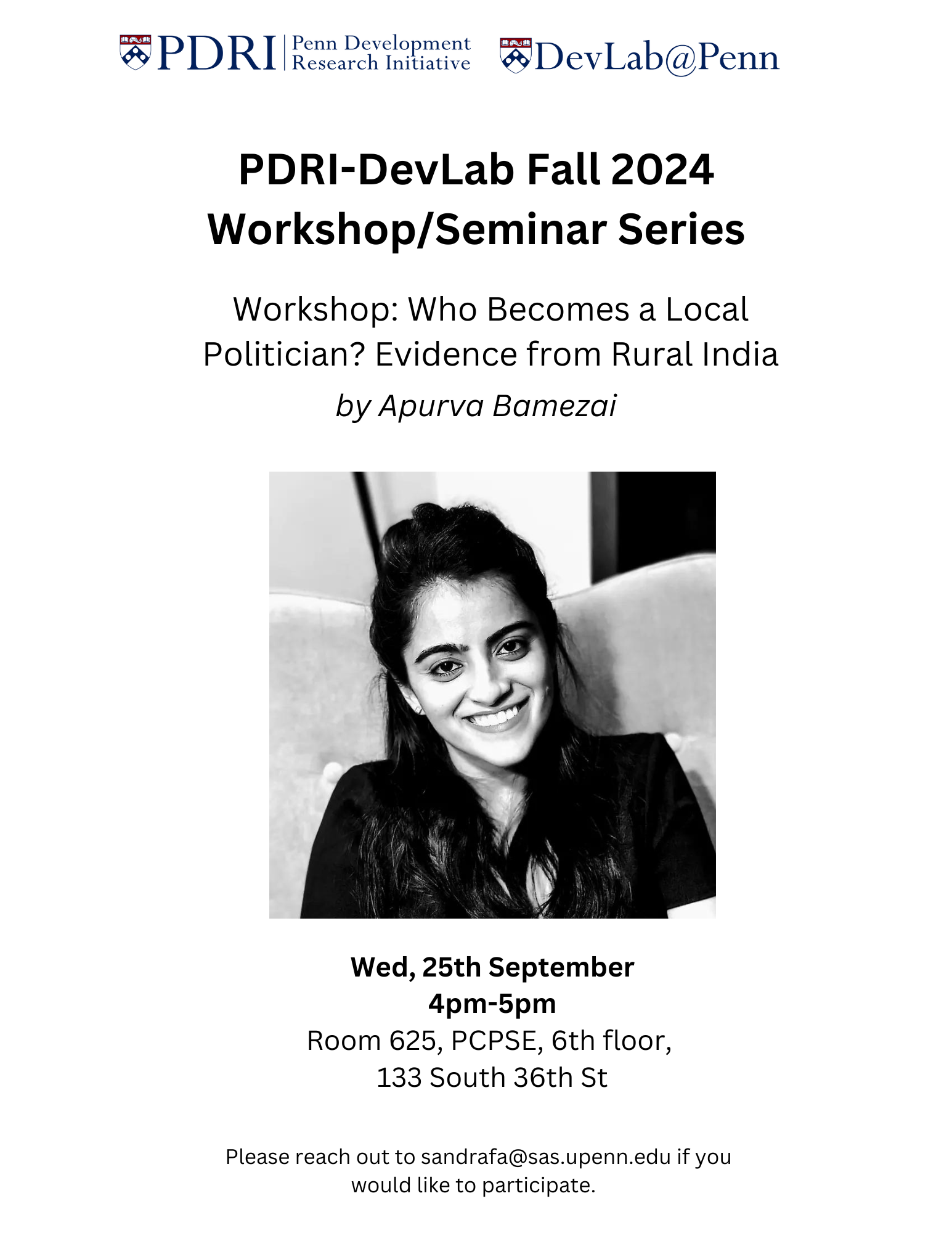 PDRI-DevLab Fall Workshop/Seminar Series: Session 4, September 25th. – PDRI – DevLab